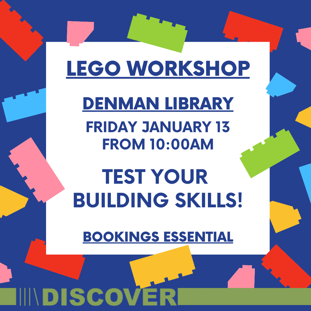 LEGO Building Workshop at Denman Library : Muswellbrook Shire Libraries